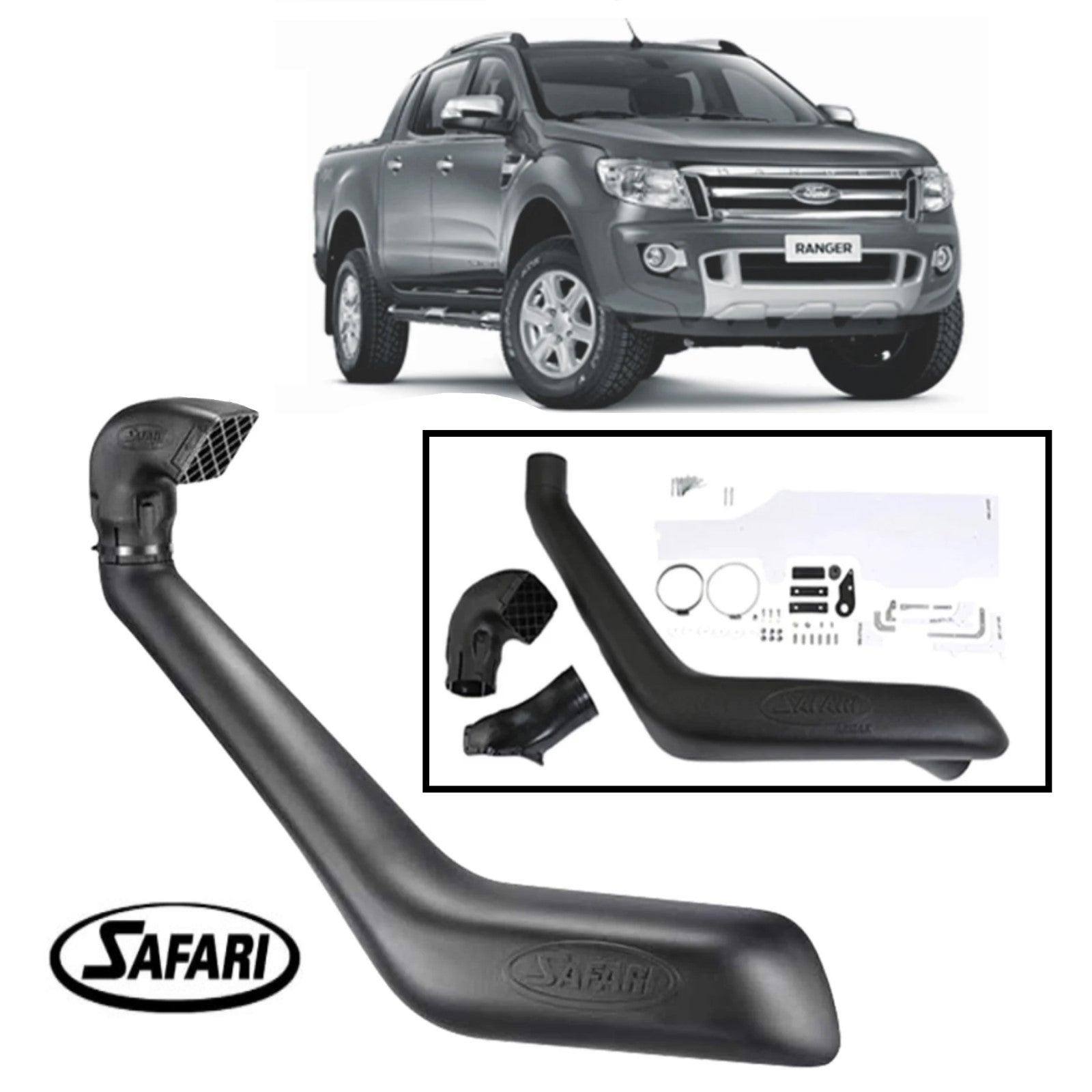 Safari ARMAX Snorkel for Ranger PX 01/2011 - 05/2022 SS982HP – 3GEN